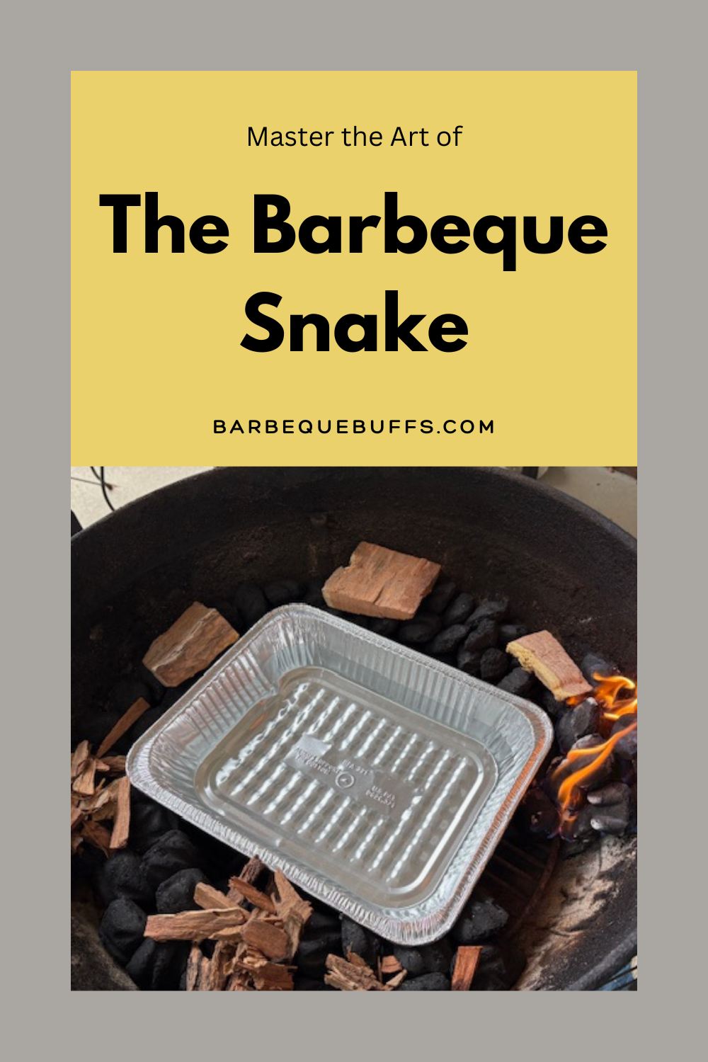 The Charcoal Snake- Barbeque on a Weber Grill - BBQ Buffs